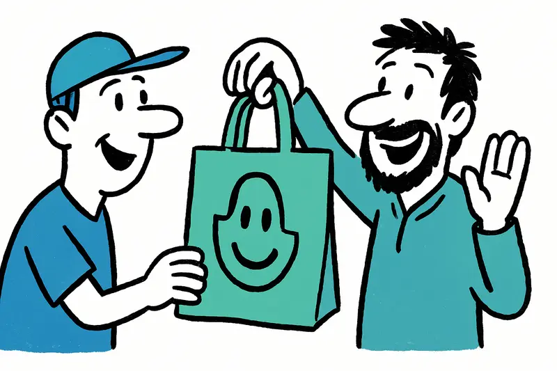 Smile Day in Mallorca: Fabric tote with big impact? | Mallorca Magic